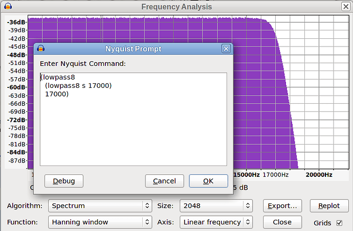 brick wall low pass filtering - Nyquist - Audacity Forum