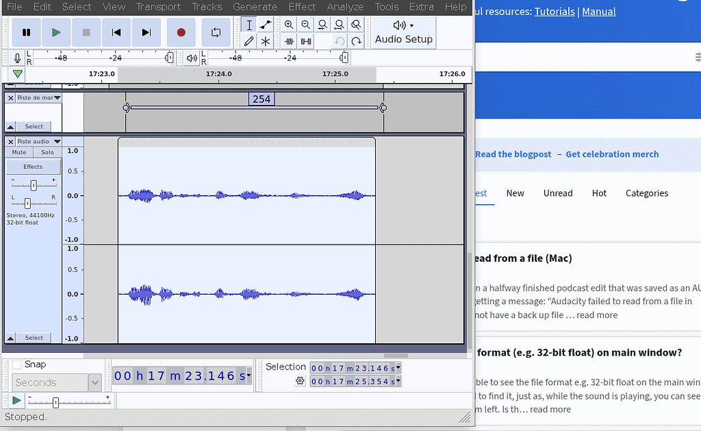 Change Tempo produces extra clips on Audacity 3.3.3 - Audacity 3 Help Forum - Audacity Forum