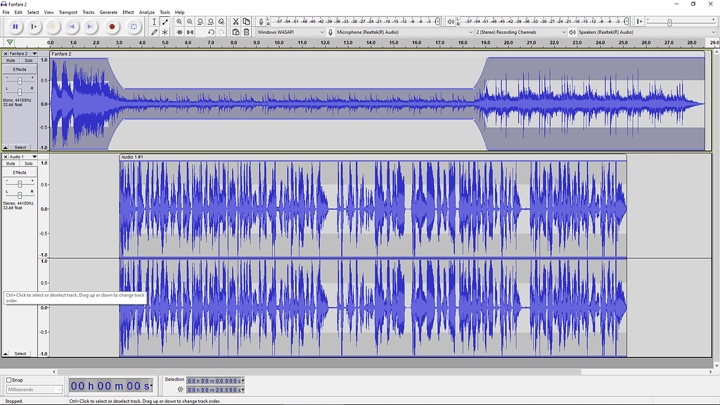 Difficulty Using Envelope Tool - Windows - Audacity Forum