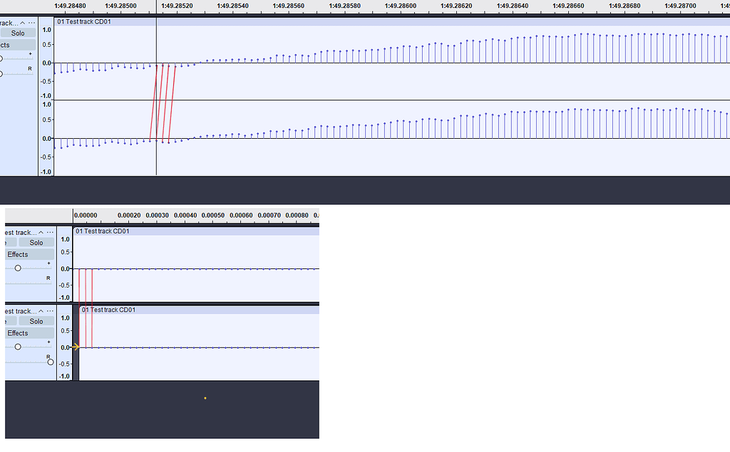 Determination of L/R channel sample offset - PCM audio (1 or more ...