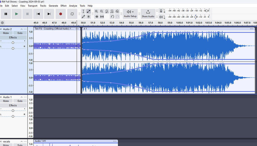 Envelope tool does not work in 3.6.1 - Windows - Audacity Forum