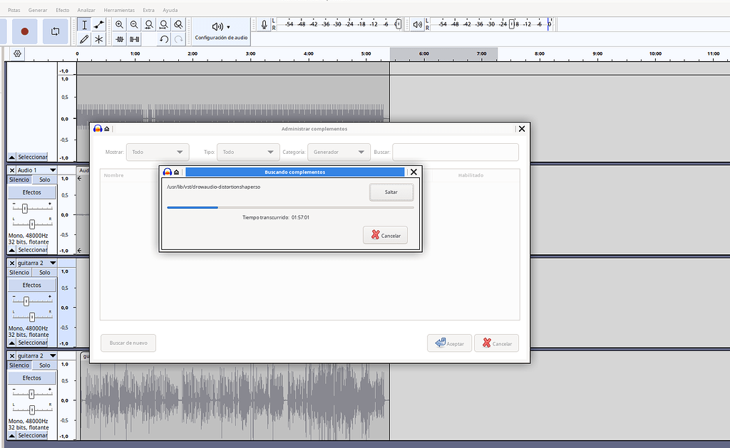Almost 2 hours loading plugins - GNU/Linux - Audacity Forum