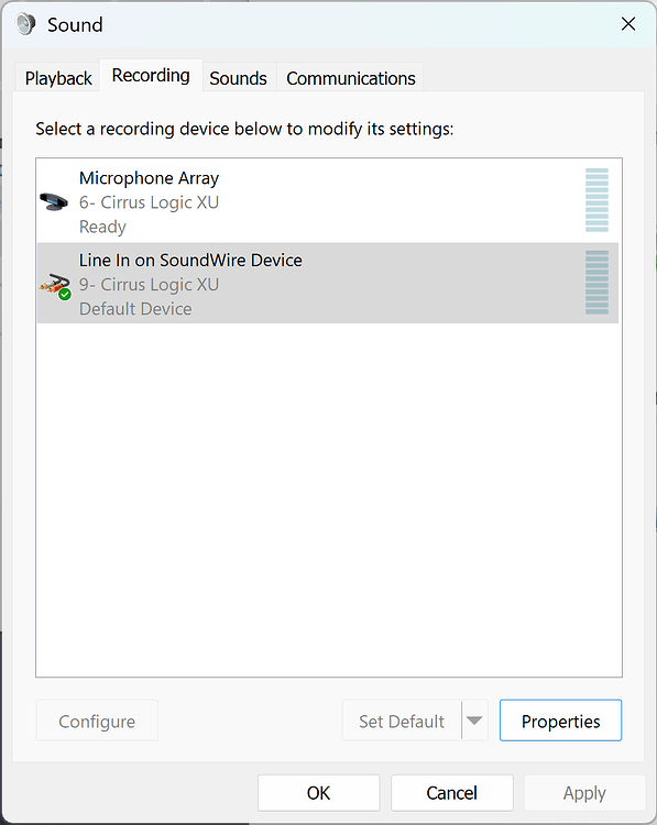 Dell XPS 16 9640 recording problem - Windows - Audacity Forum