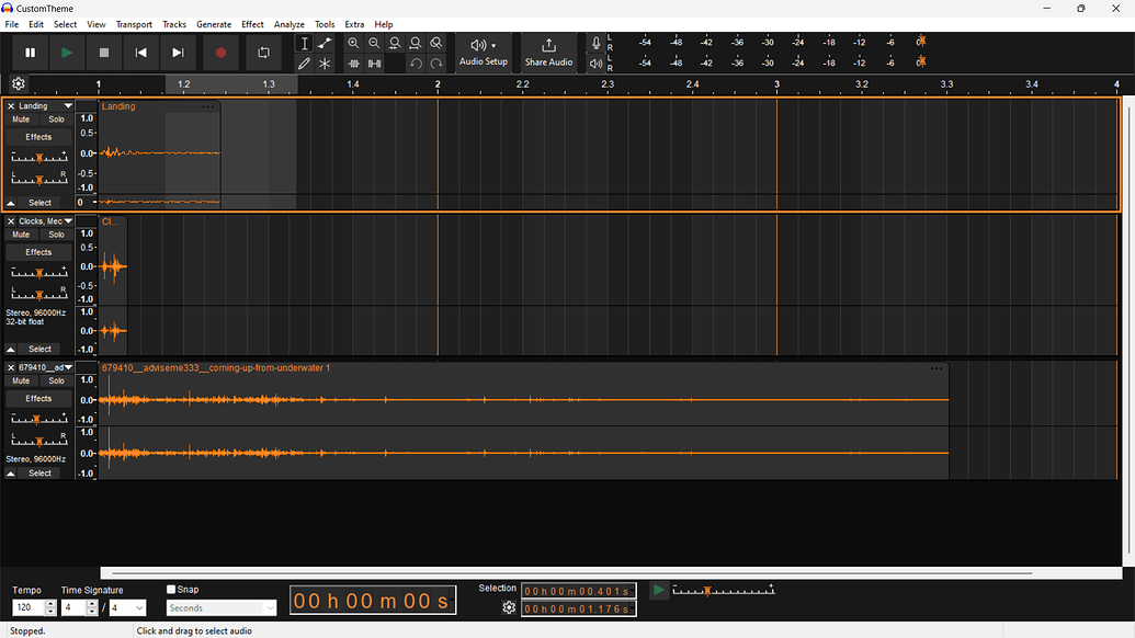Audacity theme with Blender's color palette - Audacity 3 themes ...