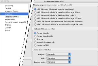 Choix d'une langue pour l'interface d'Audacity - Français - Audacity Forum