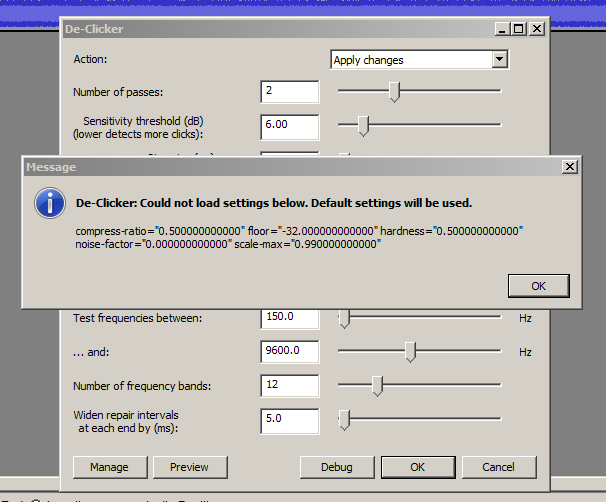 Updated De-Clicker and new De-esser for speech - #112 by Trebor - New Plug-Ins - Audacity Forum