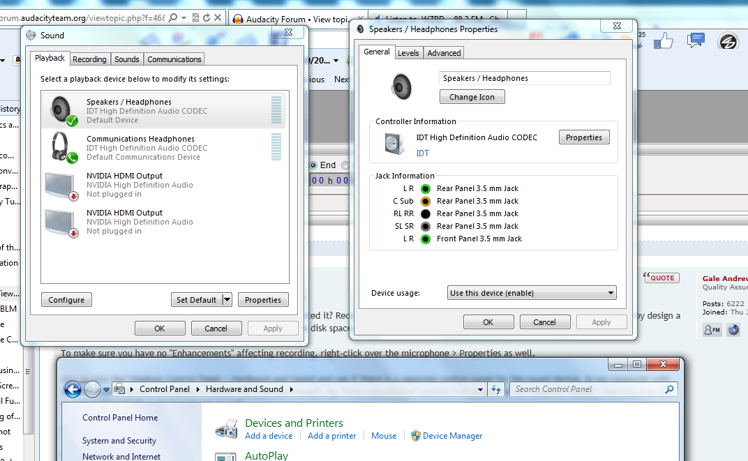 Playback sound quality lousy - Windows - Audacity Forum