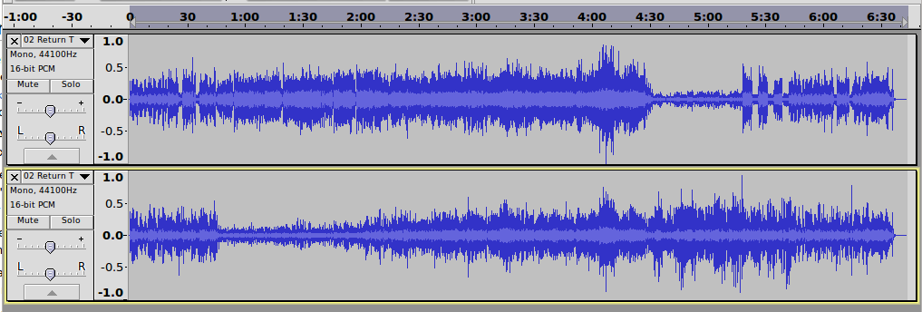 Creating a single mono file - GNU/Linux - Audacity Forum