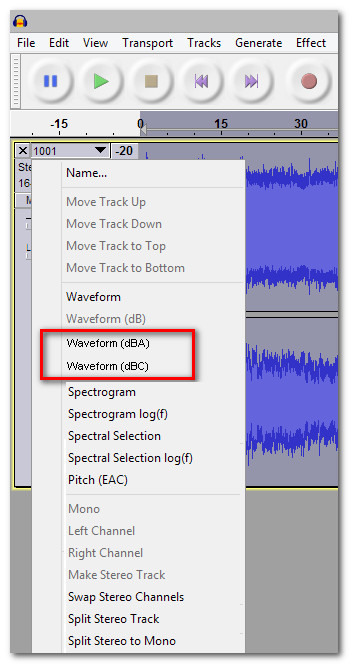 Extending Audacity to show A/C-weighted waveform - Compiling Audacity ...