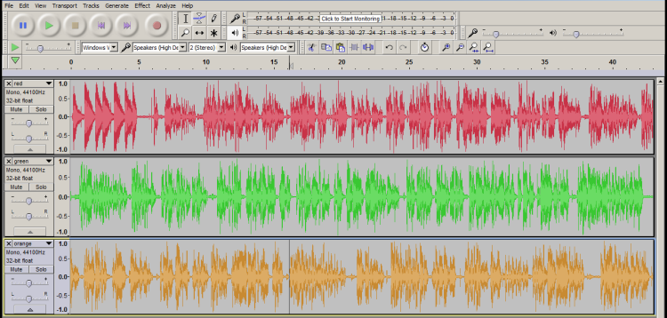 How to change a tracks waveform colour to red? - Windows - Audacity Forum