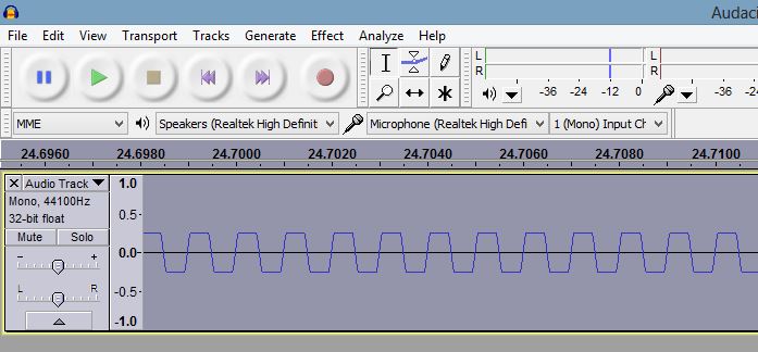 Bizarre Waveform output - Windows - Audacity Forum