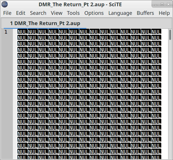 AUP File Won't Open - Windows - Audacity Forum