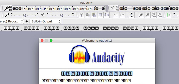 which font is used for timeline and meter numbers? - macOS - Audacity Forum