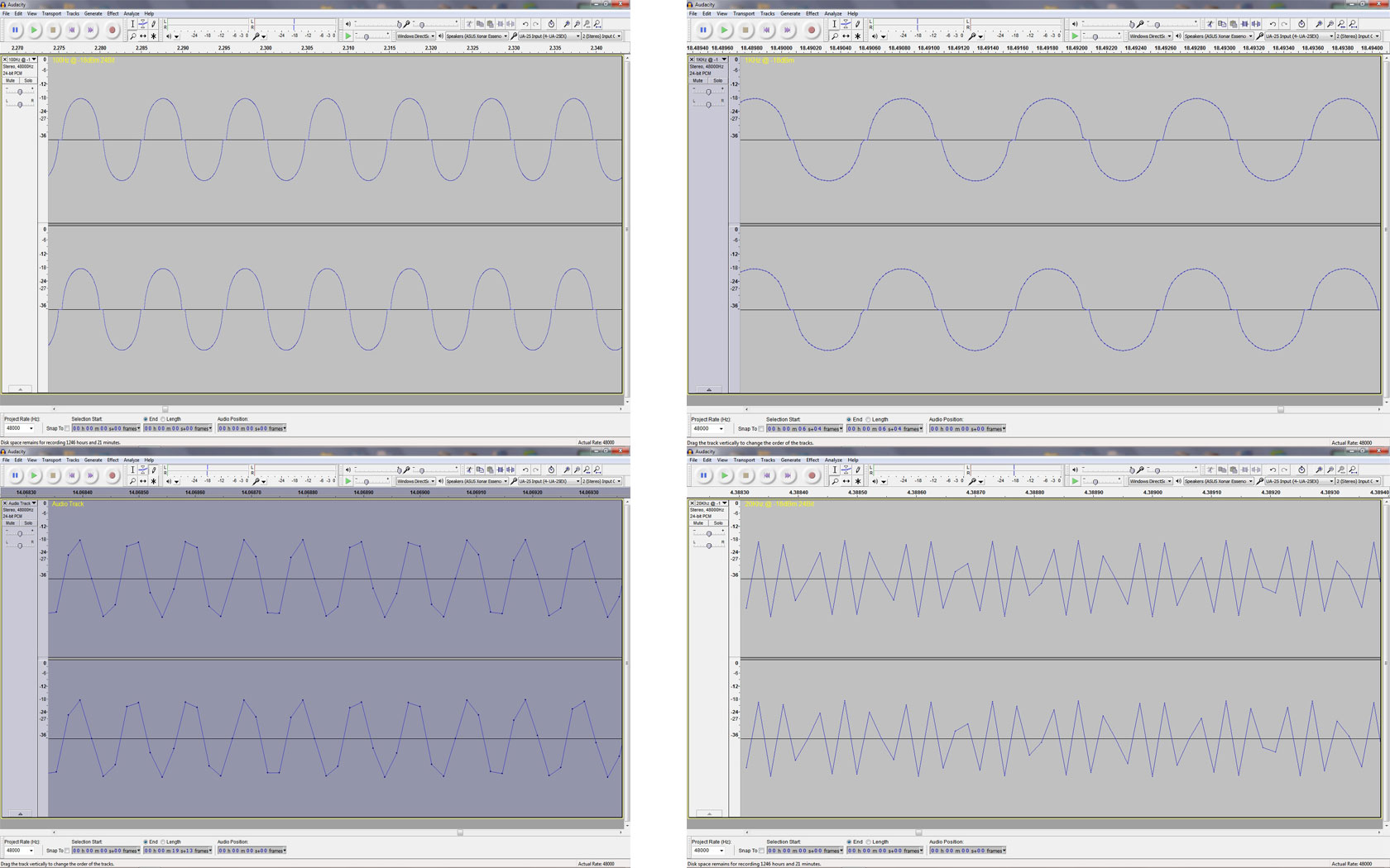 Distorted Playback Waveform - Windows - Audacity Forum