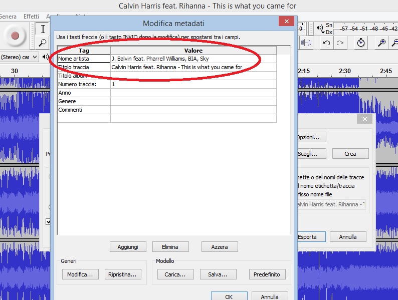 Multiple export without changing metadata - Windows - Audacity Forum