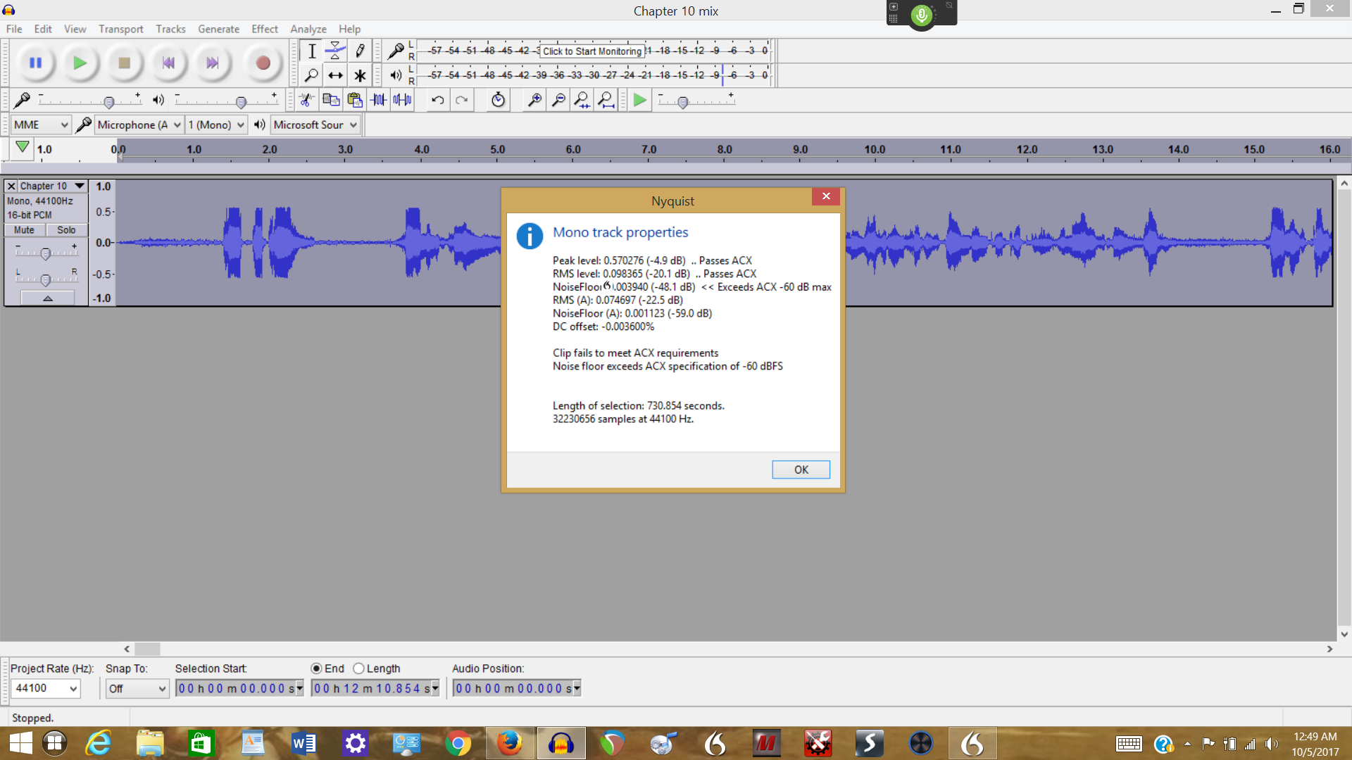 RMS levels - Windows - Audacity Forum