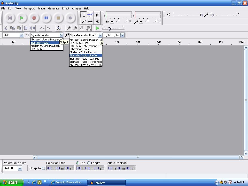 RECORDING & SOUND WAVES - Windows - Audacity Forum