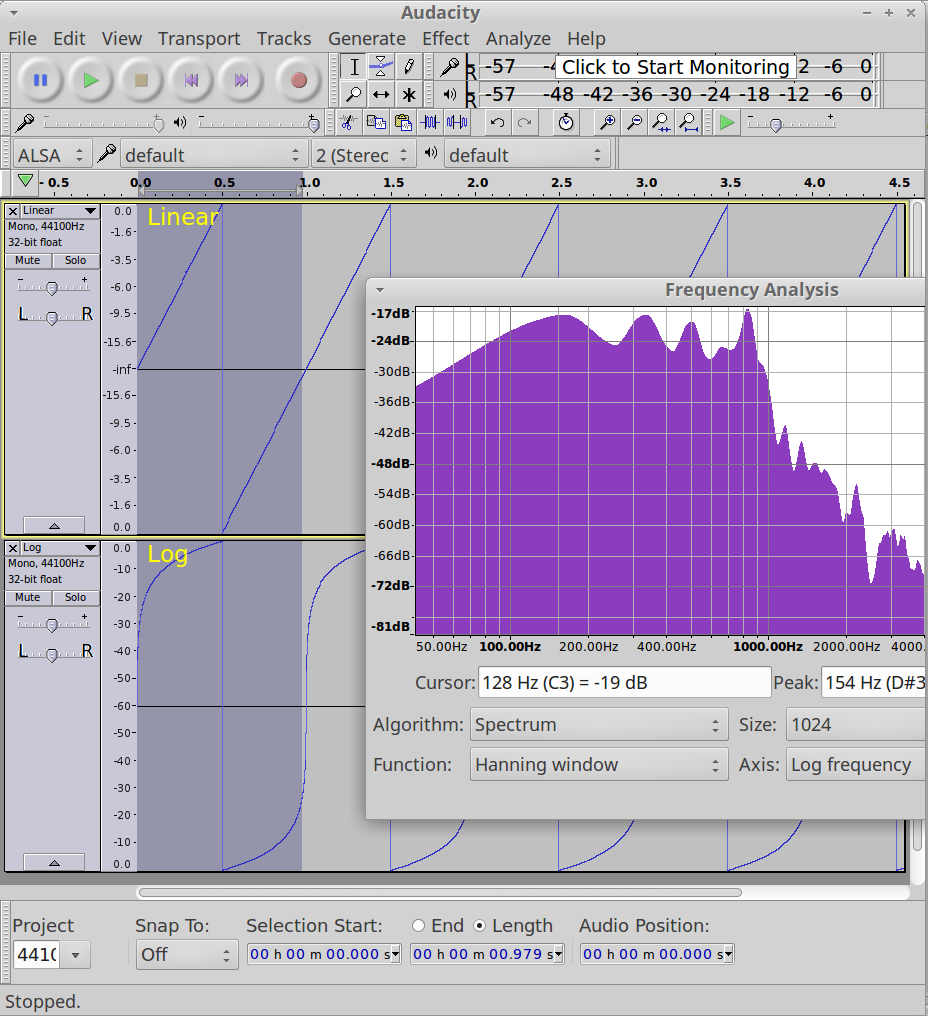 Preference option for dB or linear amplitude labels - Adding Features - Audacity Forum