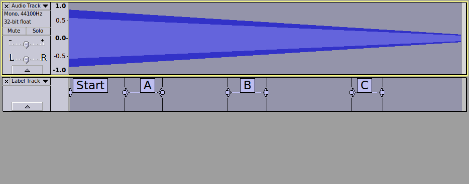 How to use labels to silence regions of 1 track? - Windows - Audacity Forum