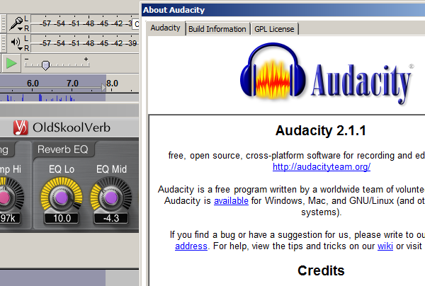 voxengo oldskool verb wont work - Windows - Audacity Forum