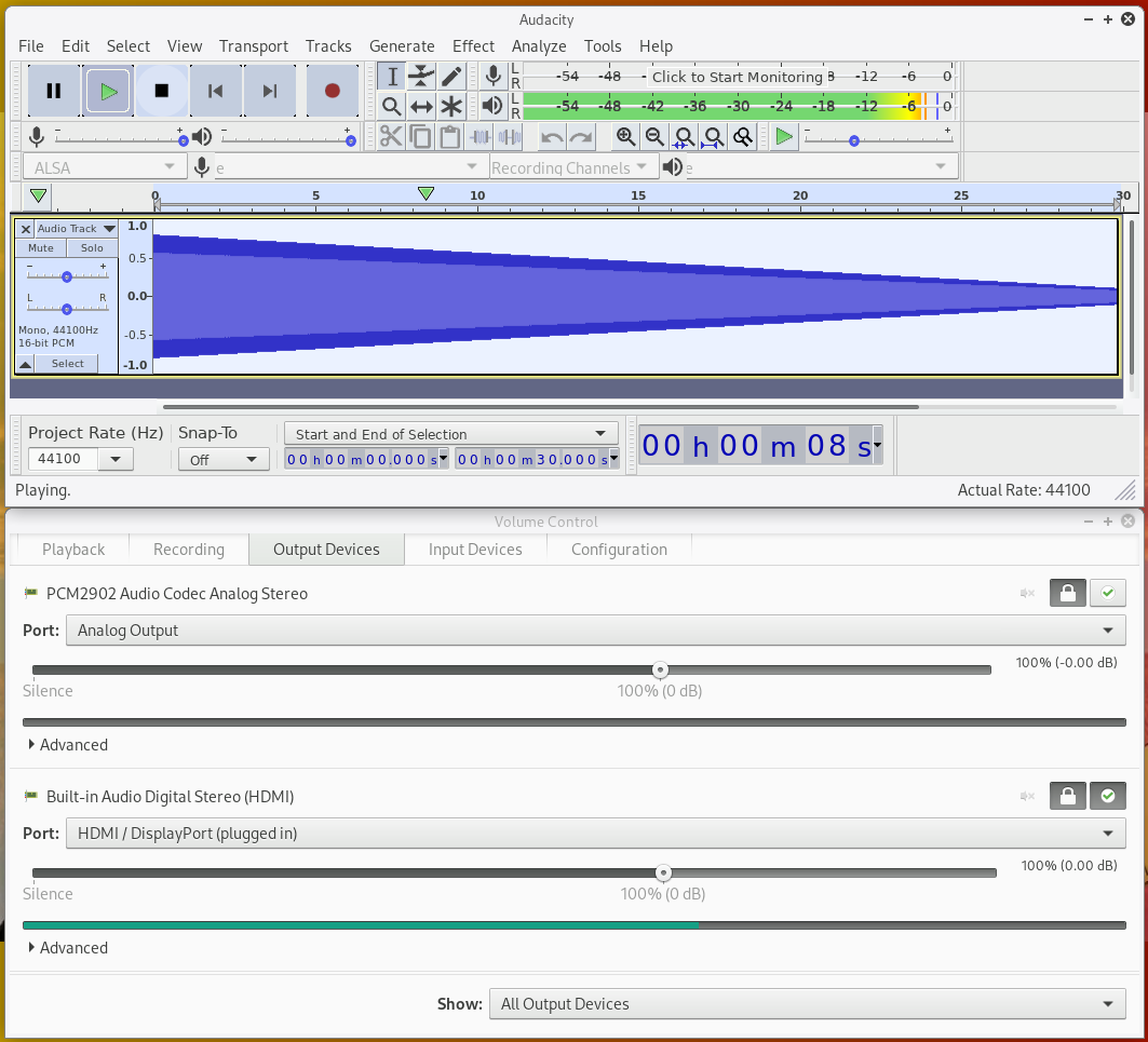 Audacity 2.4.1 stops HDMI sound (Manjaro, XFCE, jack2 with pulseaudio) [solved] - GNU/Linux ...