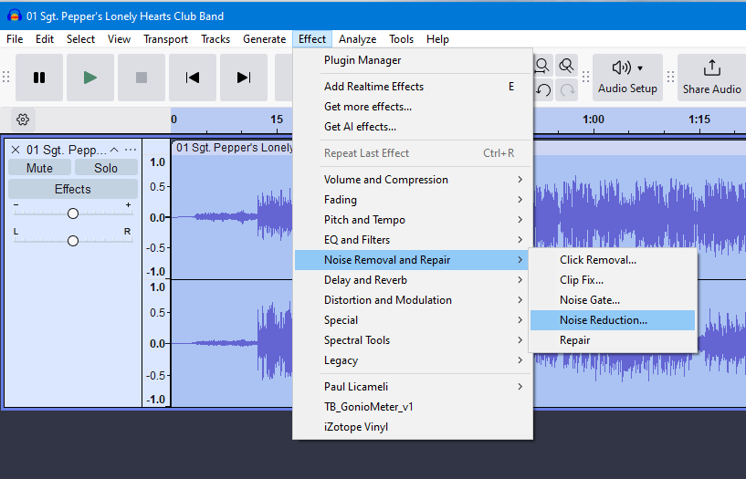 Noise Reduction in Macros? - Audacity 3 Help Forum - Audacity Forum