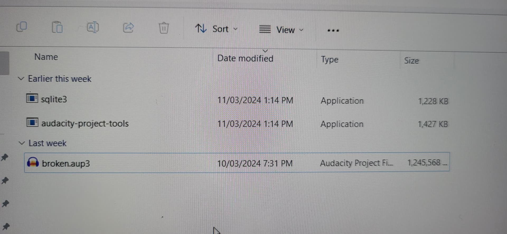 Audacity failing to open file and fix wont go through - Windows - Audacity Forum