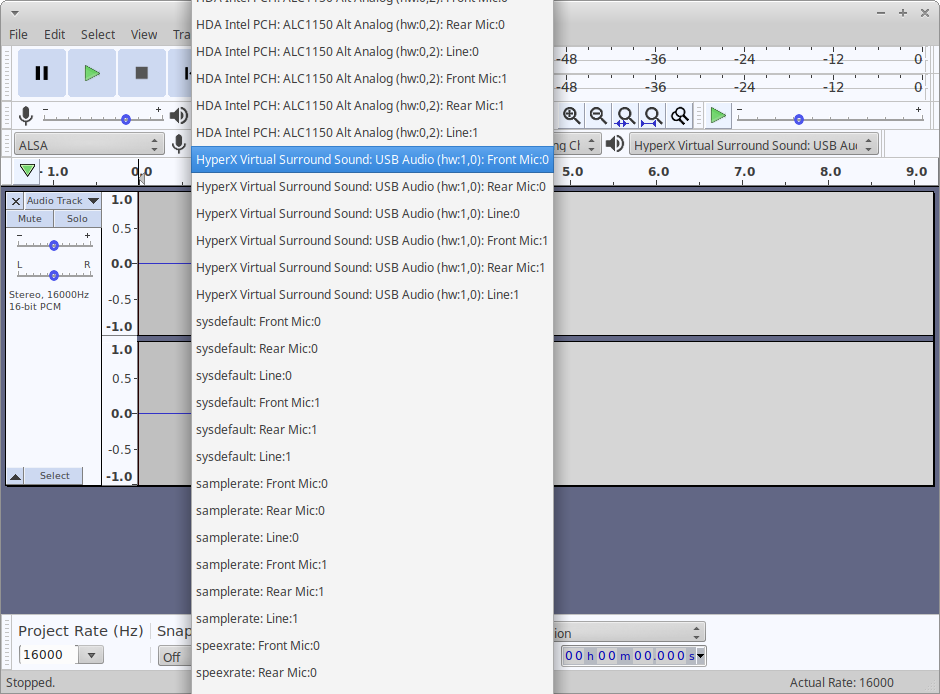 [SOLVED] ***BUG*** on stderr and recording not working - GNU/Linux - Audacity Forum