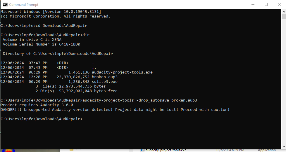 Help recovering corrupted project? - Windows - Audacity Forum