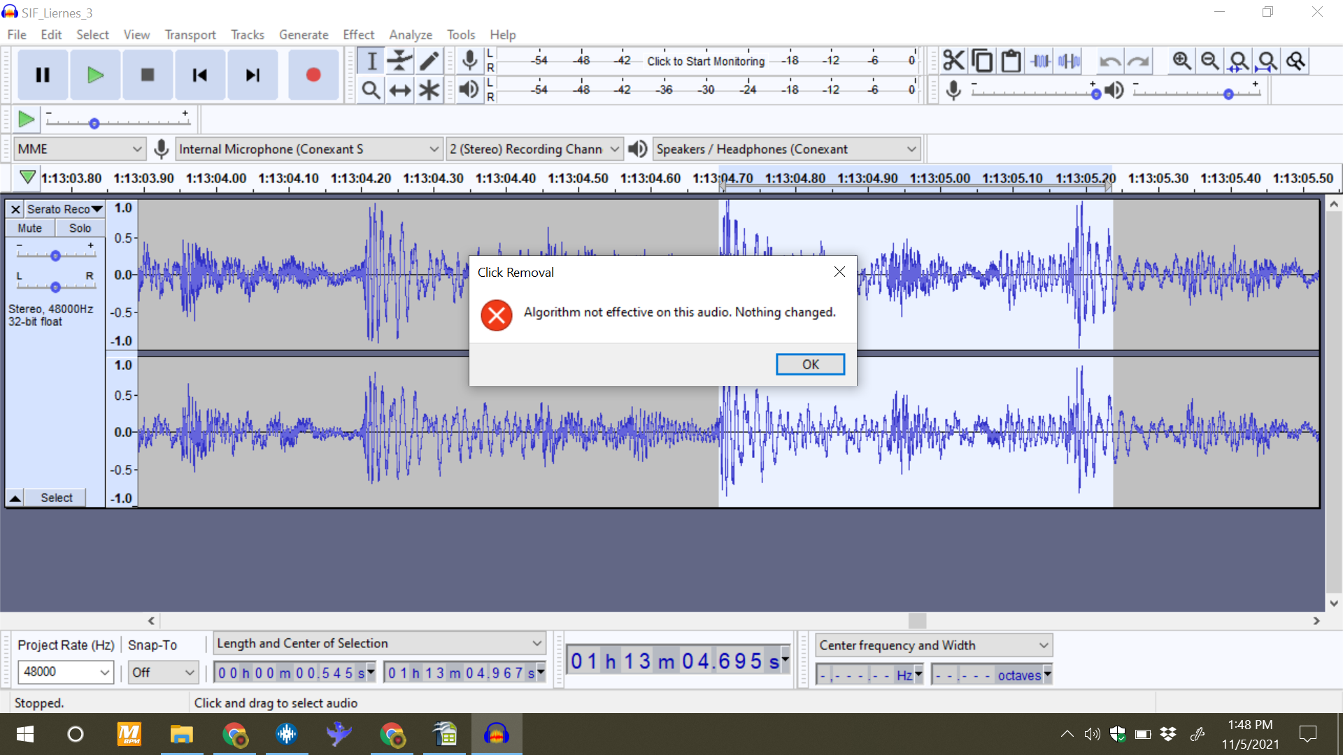 Clipping v Audio Repair - Windows - Audacity Forum