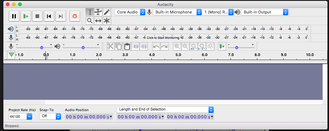 Level meter range -59 db - Adding Features - Audacity Forum