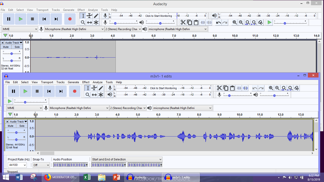 recording problem or timeline viewing problem - Windows - Audacity Forum