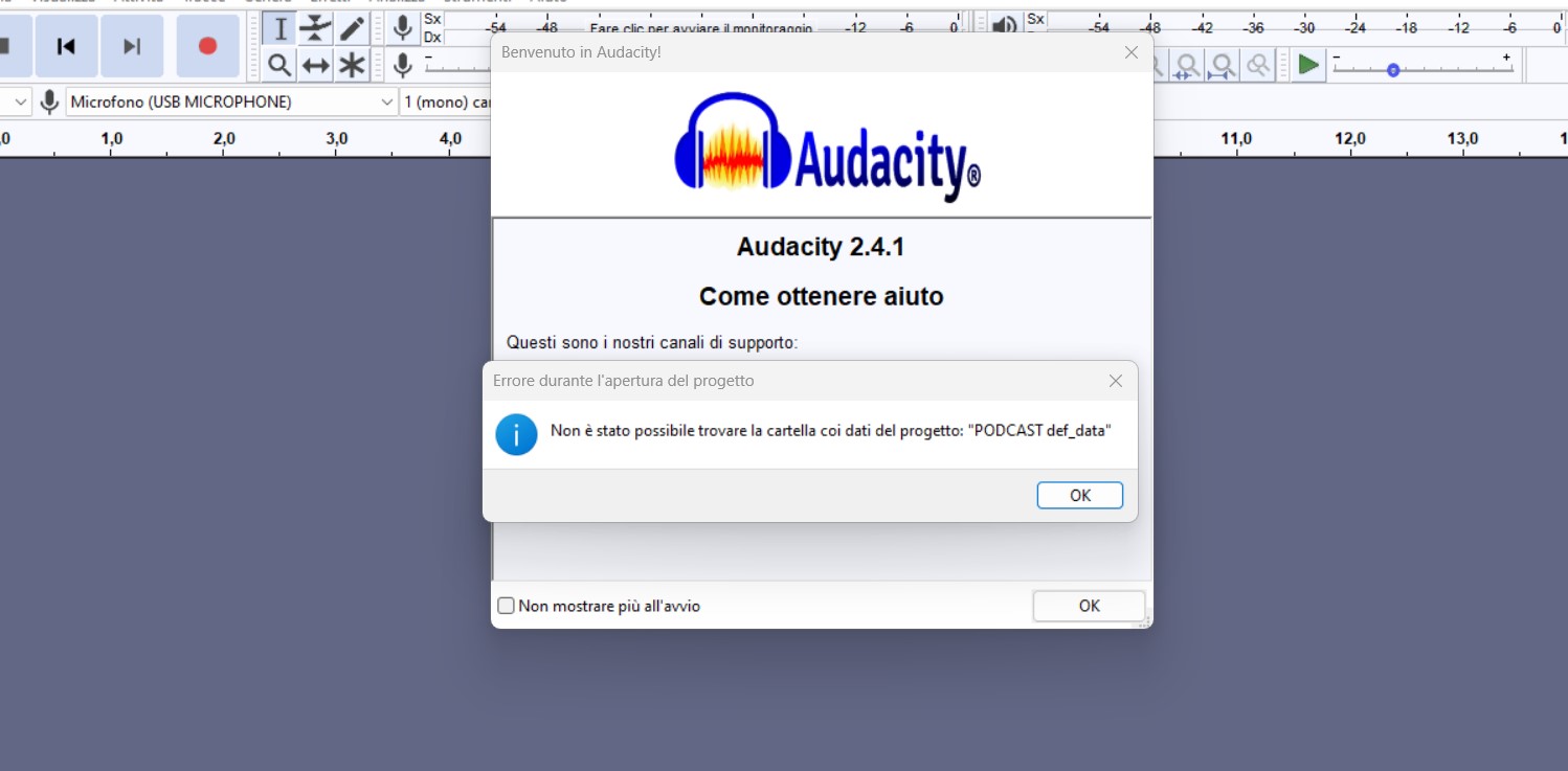 I moved the saved project out of it's folder accidentally - Audacity 3 Help Forum - Audacity Forum