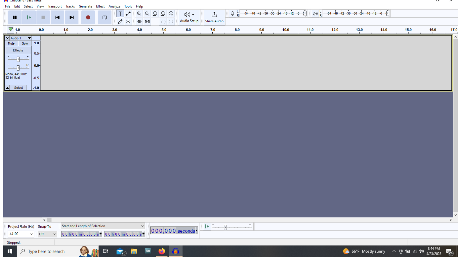 Finding The very beginning of voice tracks I just recorded - Windows ...