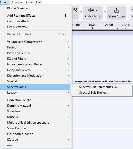 Missing Spectral Edit Multi Tool And Spectral Delete [3 7 1