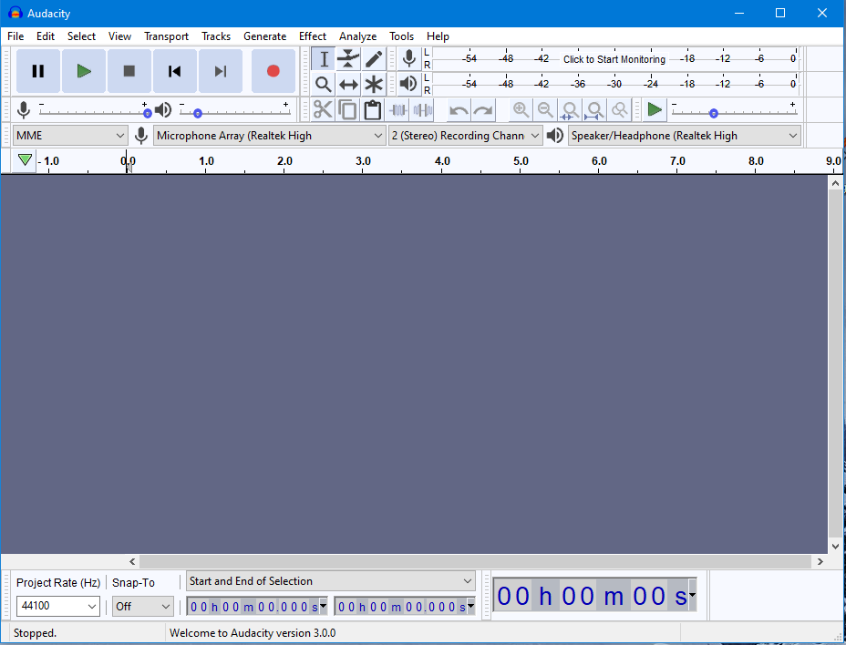 Wasted Space in Default Toolbar Layout - Adding Features - Audacity Forum