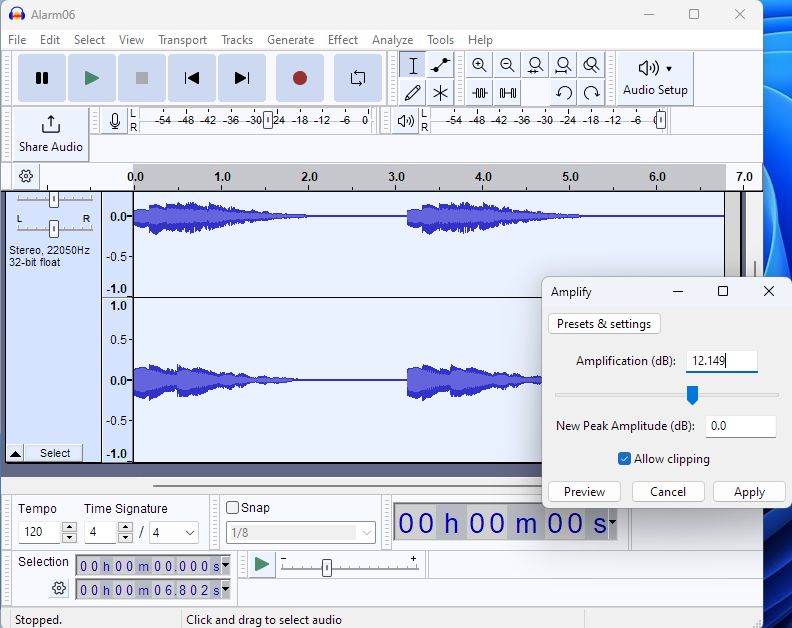 How to amplify sound, part 1 - Windows - Audacity Forum