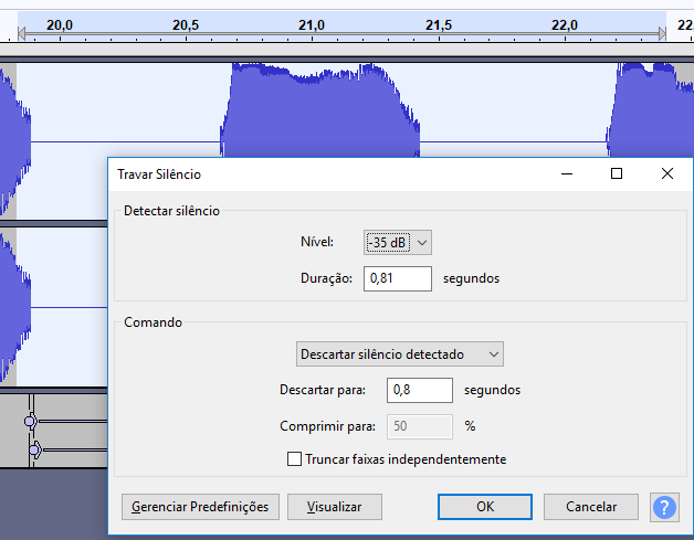 Truncate Silence - problem in cutting identical intervals of silence - Windows - Audacity Forum