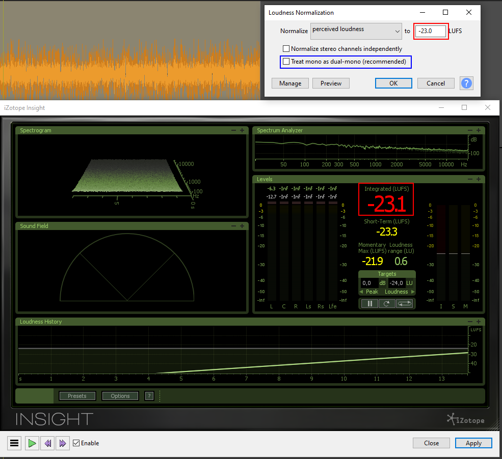 Measure Loudness in LUFS - Macros and Scripting - Audacity Forum