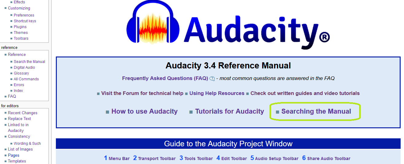 Manual Text Match Search? - macOS - Audacity Forum