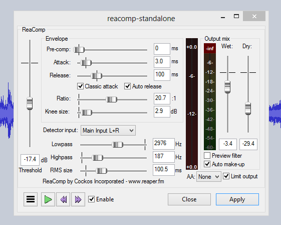 Compressor Question - Windows - Audacity Forum