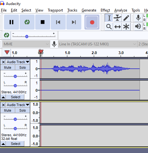 Issues Overdubbing (Can record a single track, can't overdub second track) - Windows - Audacity ...