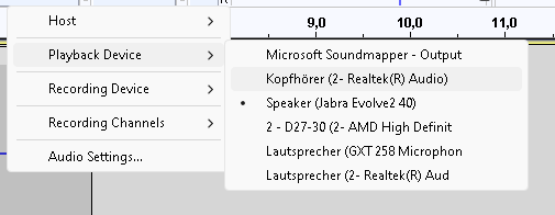 Wrong description of playback devices - Windows - Audacity Forum