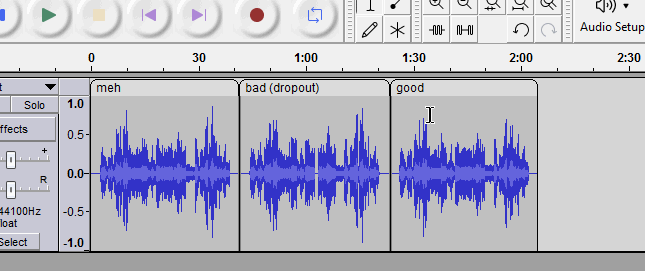 Highlighting sections - Adding Features - Audacity Forum
