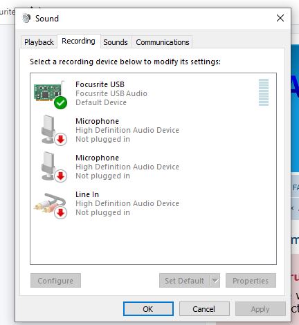 No sound coming through to Audacity - Windows - Audacity Forum