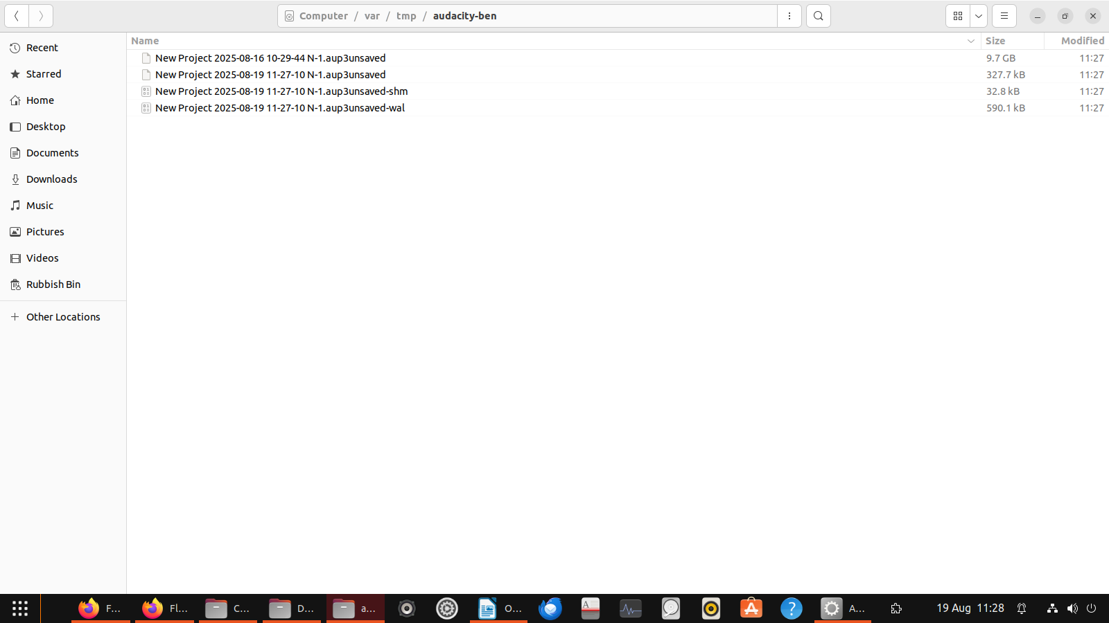 SOLVED Need help with recovering corrupted project and audacity project tools - GNU/Linux ...