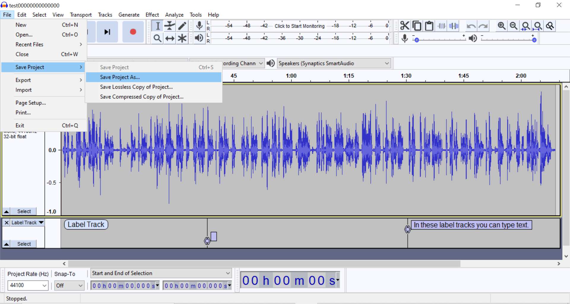 Built-in bookmarks - Windows - Audacity Forum