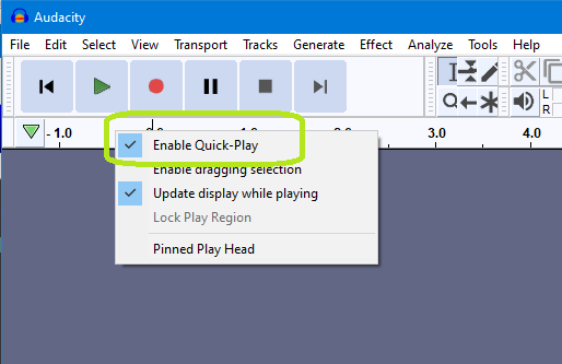 Playback starts automatically - Audacity 3 Help Forum - Audacity Forum
