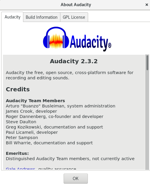 Audacity can't find "libwx_gtk2u_xrc-3.1.so.1" on Oracle Linux - GNU/Linux - Audacity Forum