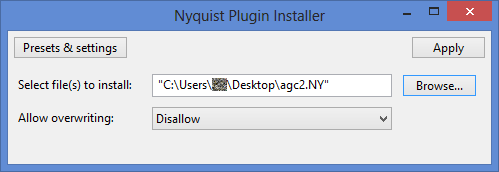 I cant download the nyquist plugin - Windows - Audacity Forum